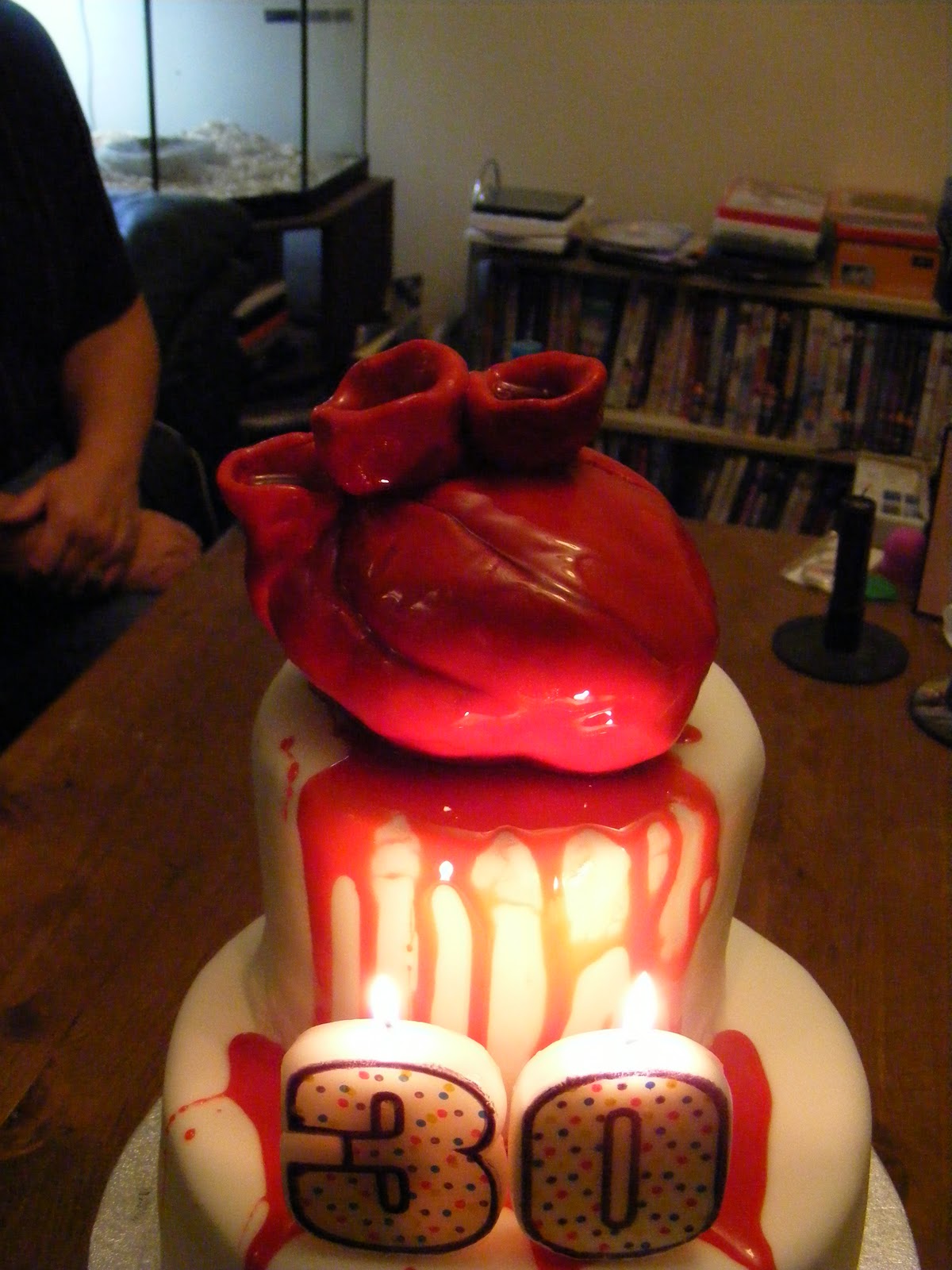 Victory Rolls & Mixing Bowls: Bleeding Heart Cake