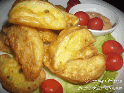Kentang Wedges & Sup Jagung - Amie's Little Kitchen