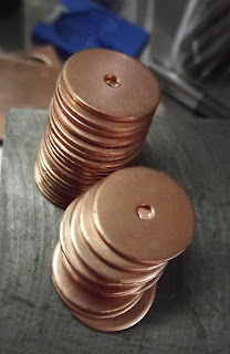 DEBORAHREAD.COM: Creating Copper Discs for Bead Caps