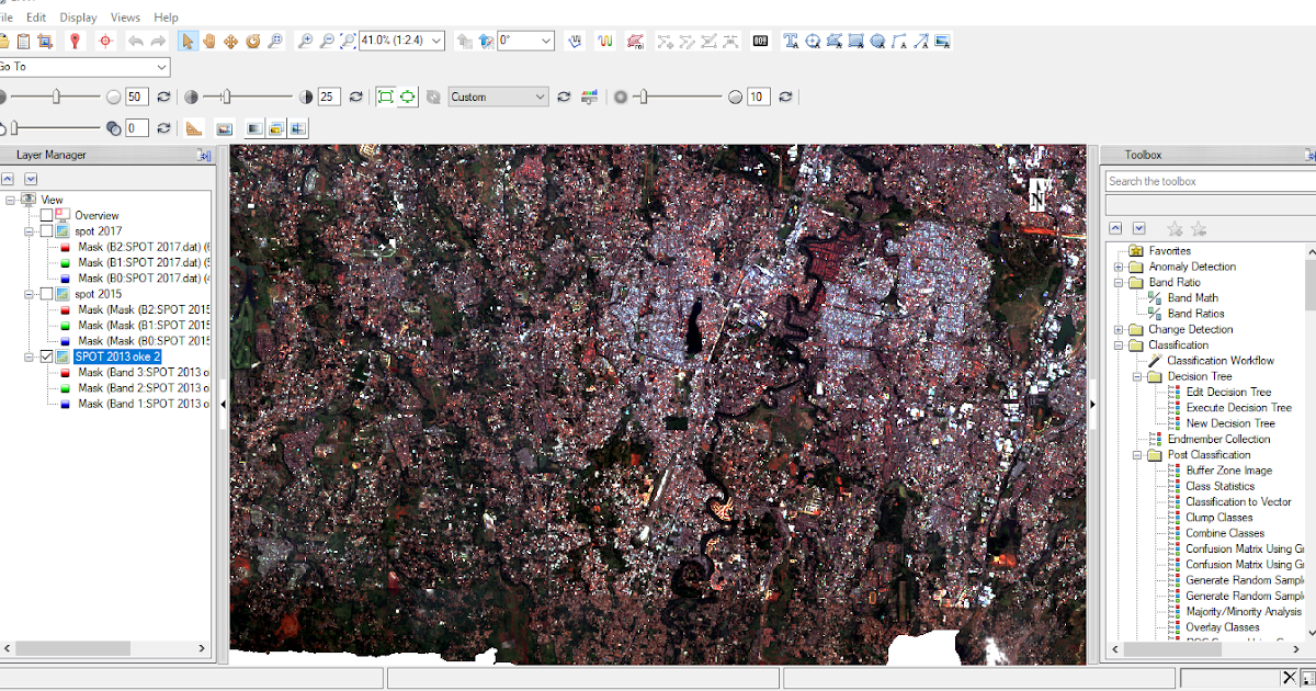 Klasifikasi citra multispektral software dengan ENVI