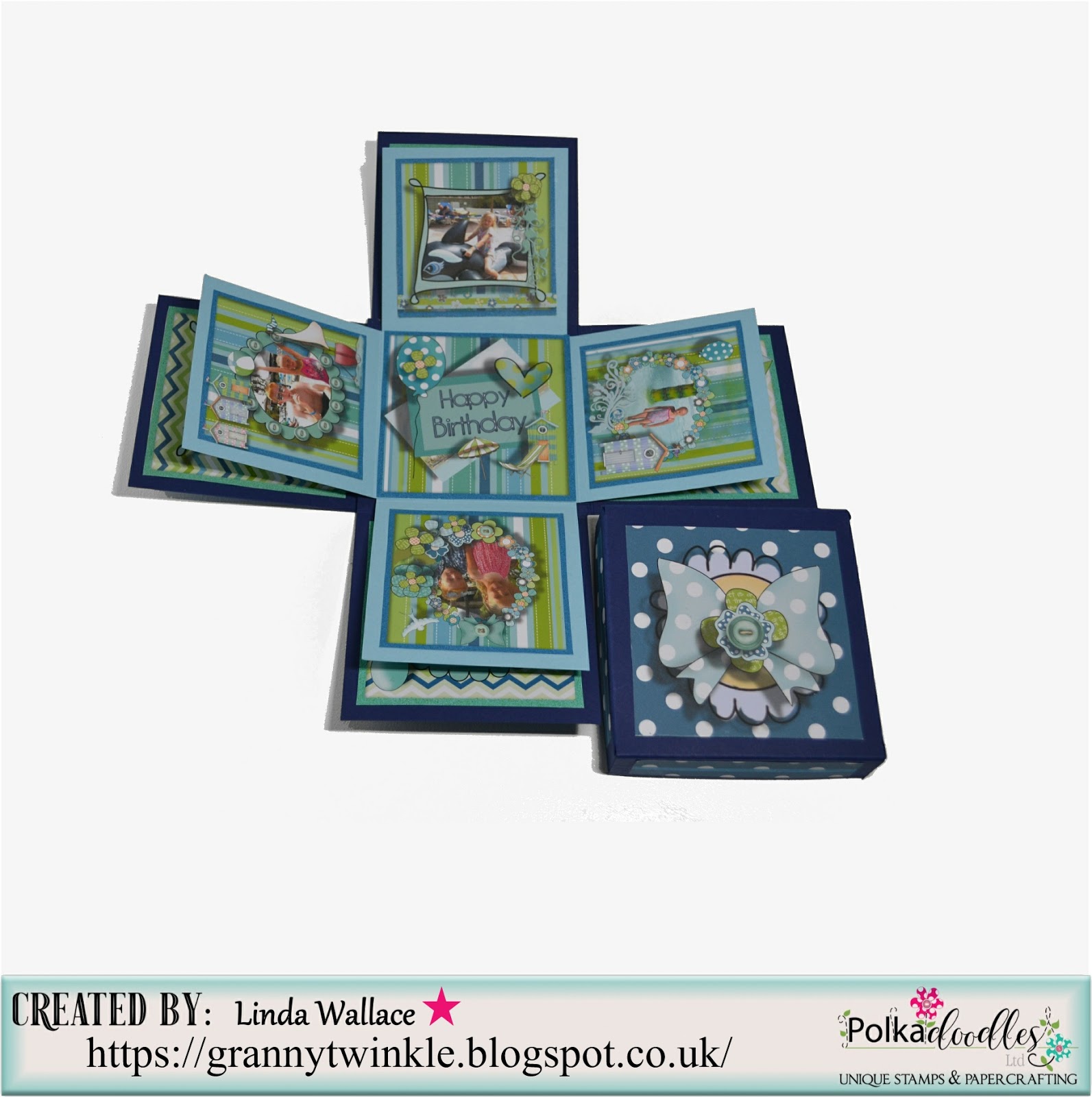 Granny Twinkle crafts: Explosion card Part 1