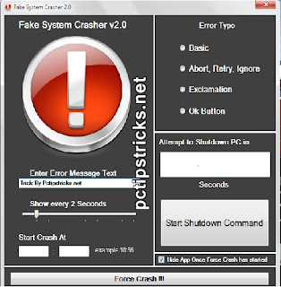 How to Make Fake Computer Errors | Bangash Hacker