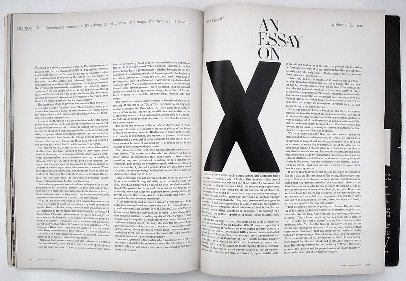 Past Print: Show Magazine / first issue 1961