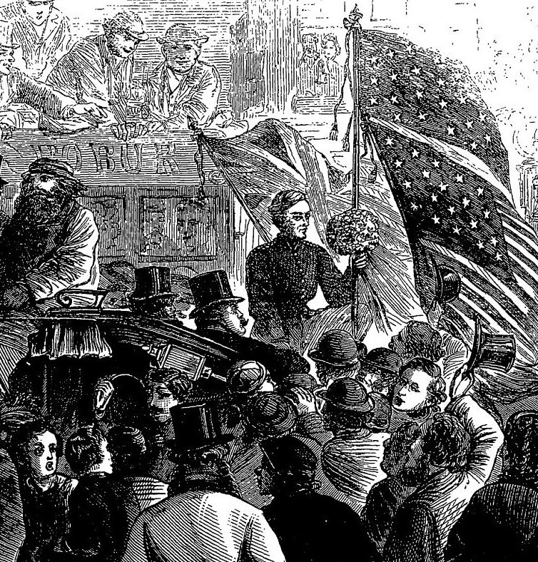 Victorian Calendar: November 29, 1872 --- The Stars & Stripes in London