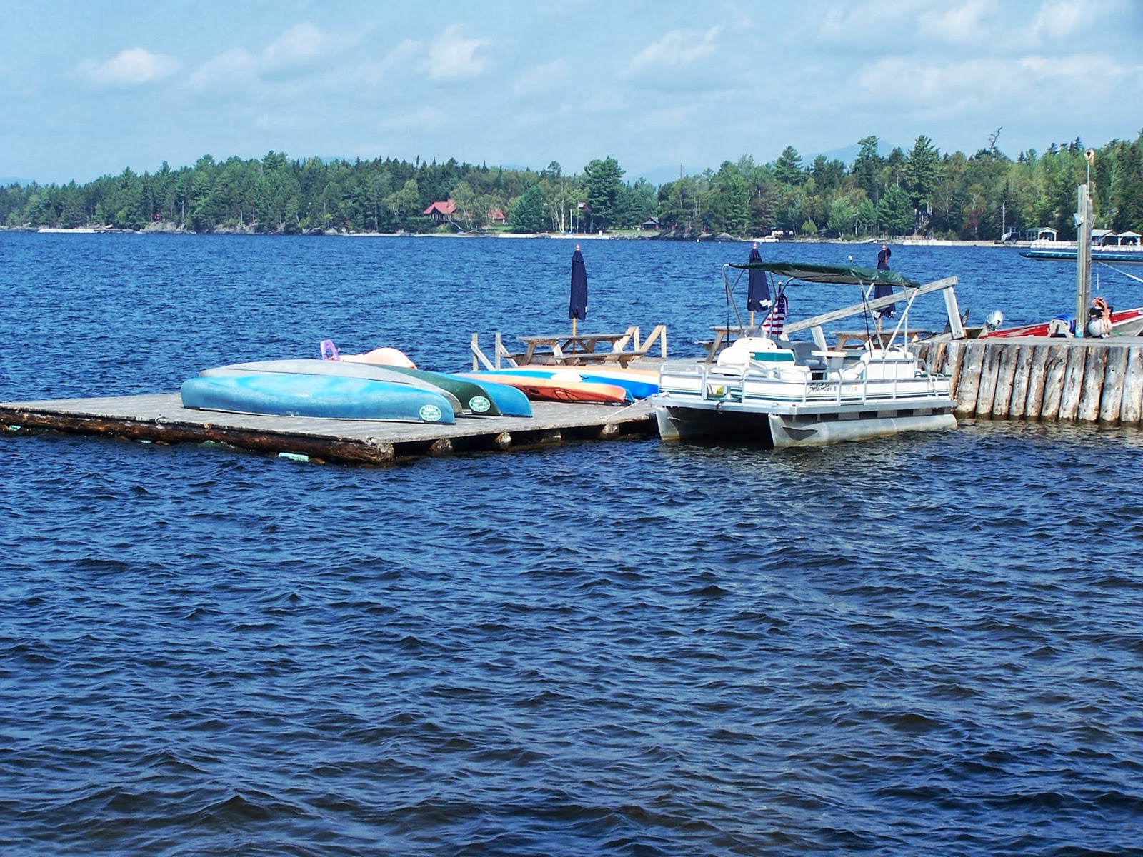 Walking The Dog: Pontooning Mooselookmeguntic