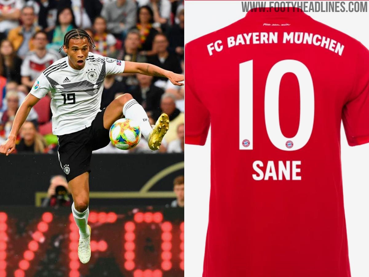 Leroy Sane To Get Bayern München's No. 10 Kit - Footy Headlines