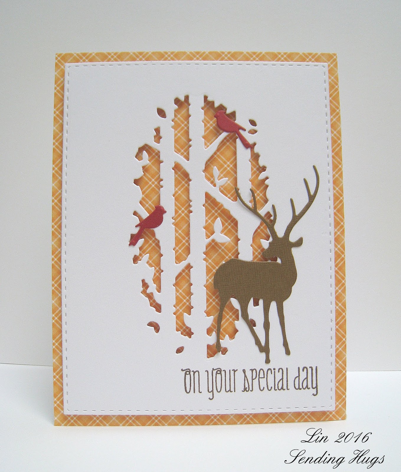 Sending Hugs: Masculine Fall birthday