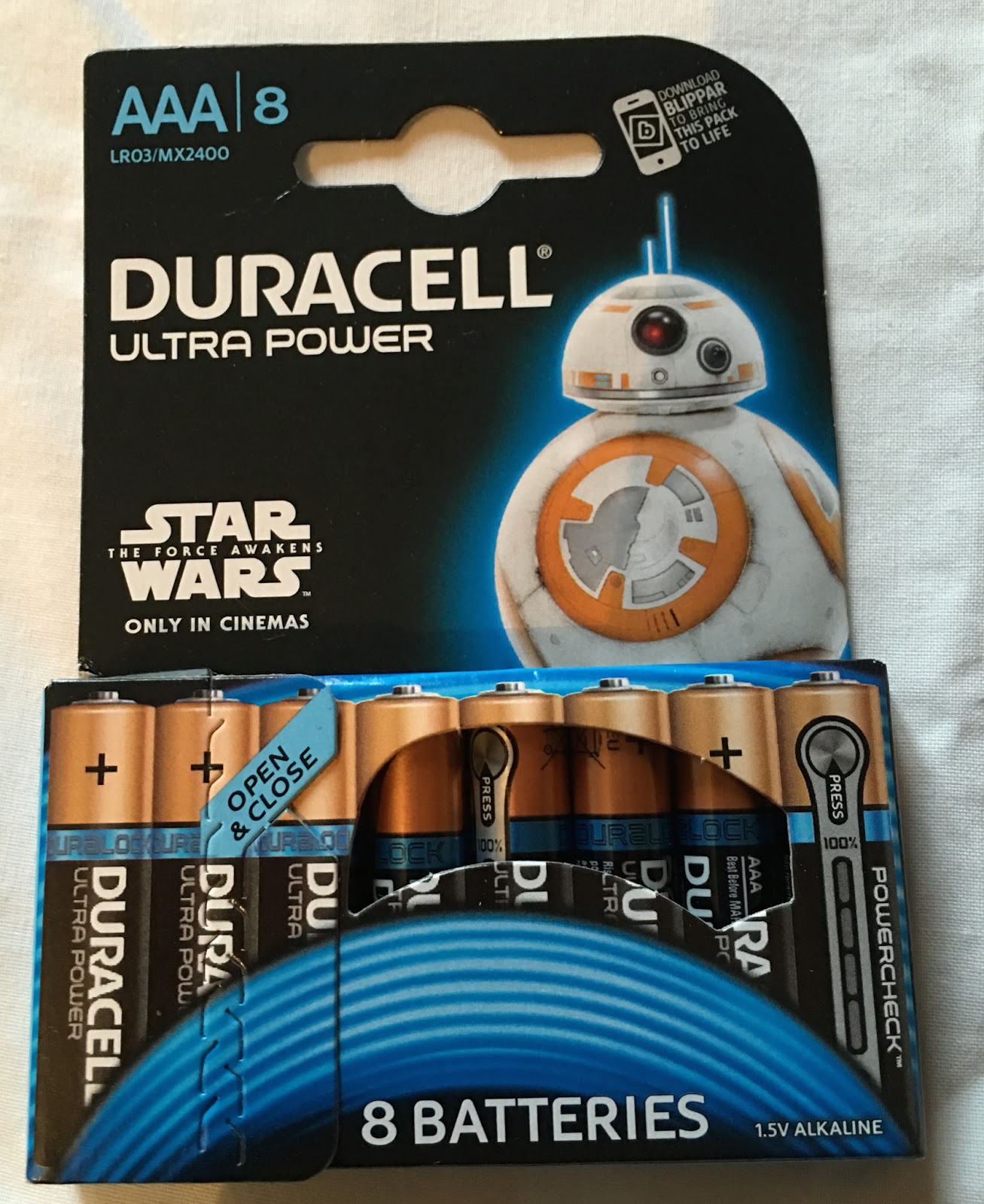 Special Limited Edition Star Wars:The Force Awakens battery packs from ...