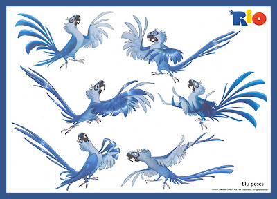 Living Lines Library: Rio (2011) - Character Design