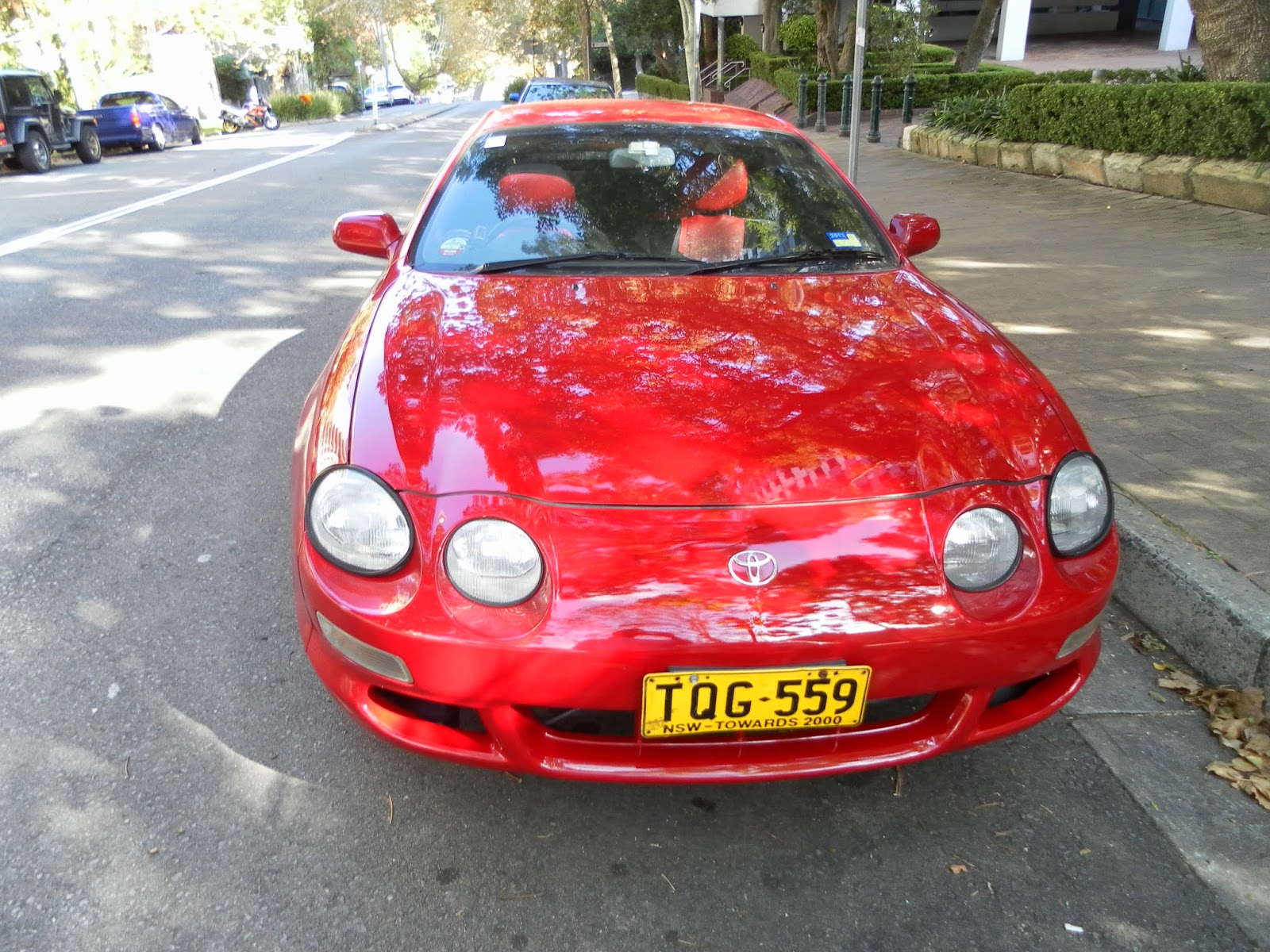 Aussie Old Parked Cars: 1995 Toyota Celica TRD Liftback (ST204)