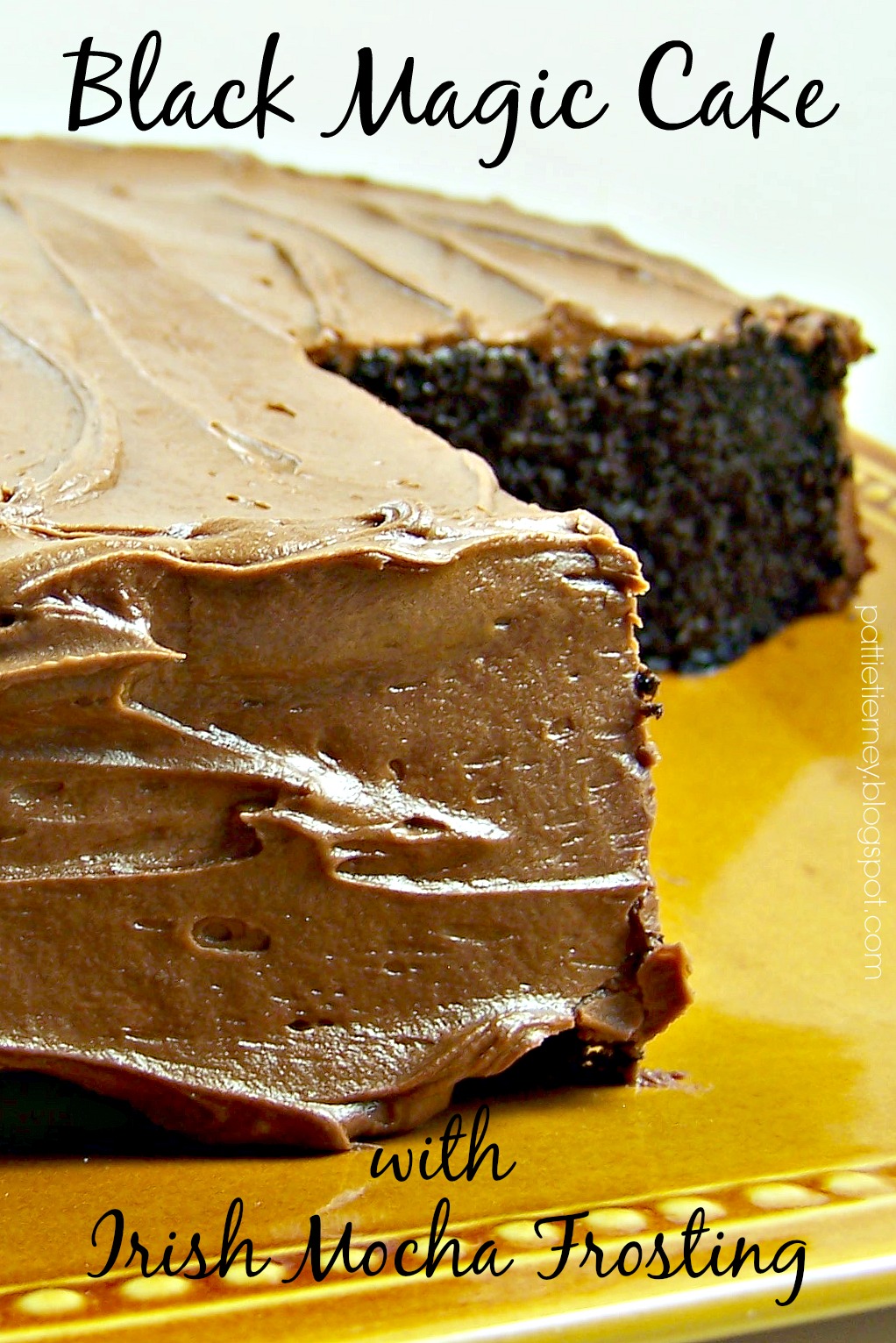 Olla-Podrida: Black Magic Cake with Irish Mocha Frosting