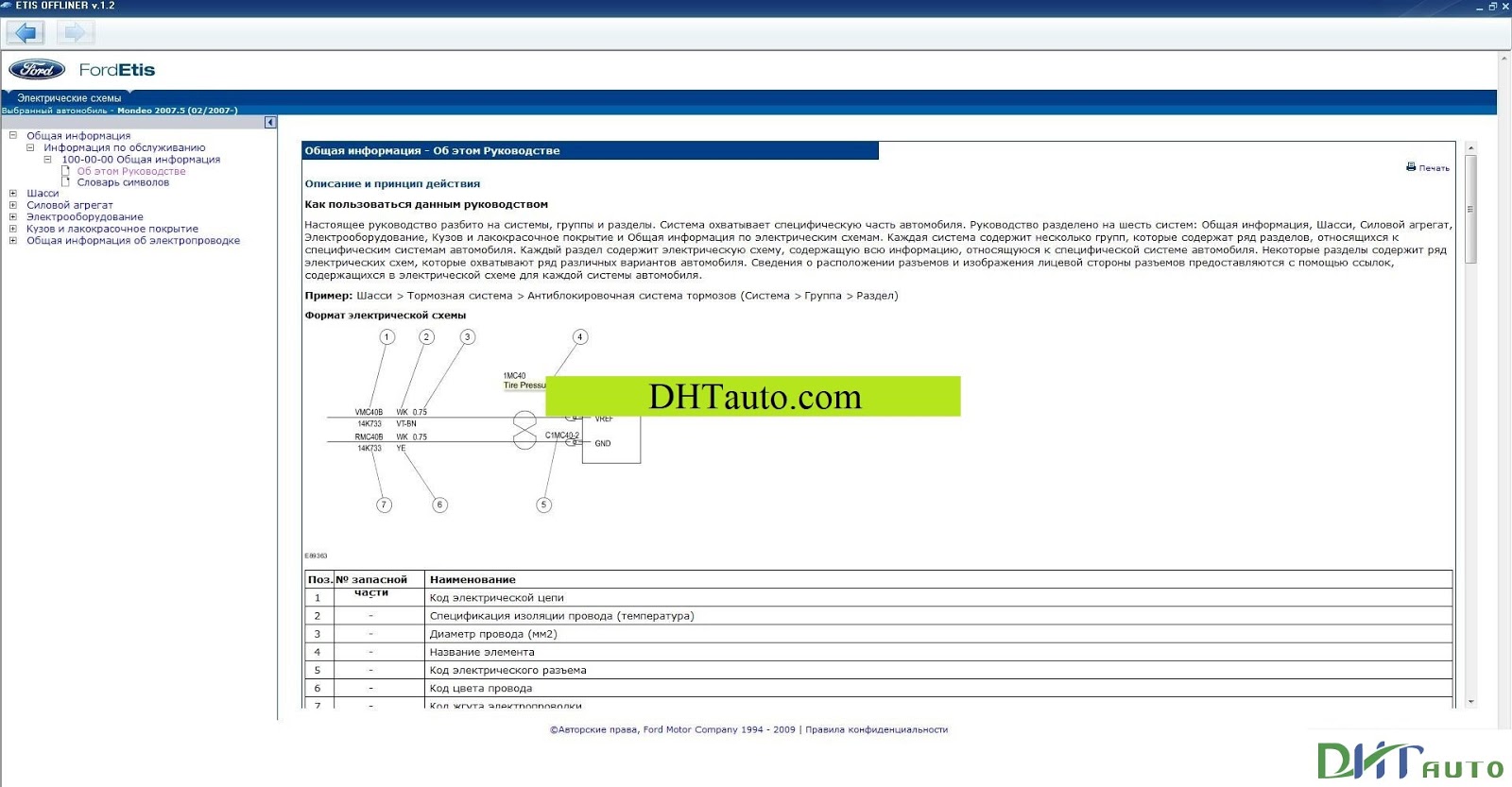 FORD ETIS OFFLINER VERSION 1.2 FULL [11.2009] - Automotive Library