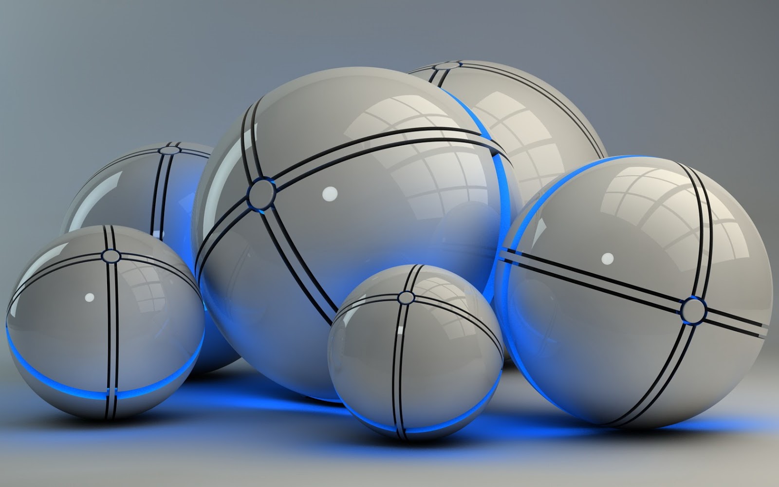 Spheres 3d wallpapers