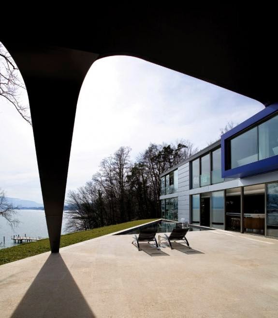 HOME INTERIOR: LAKE HOUSE IN GENEVA - SWITZERLAND