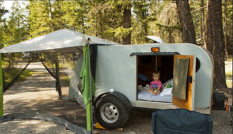 Tiny Yellow Teardrop: Featured Teardrop: Overland Trailer