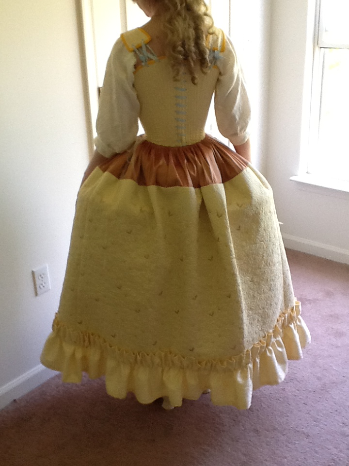 Letters from the Enlightenment: Quilted Petticoat Complete