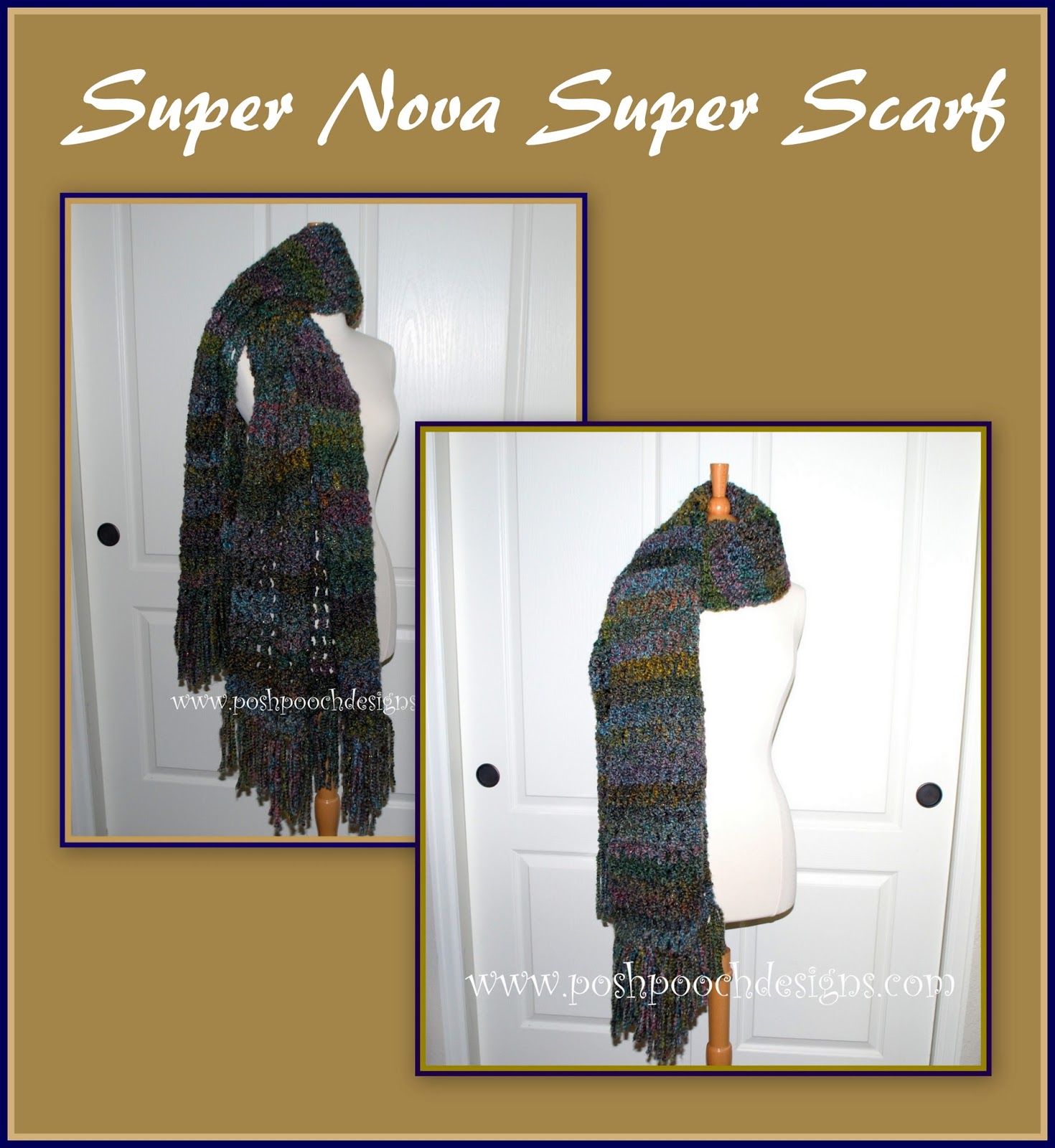 Posh Pooch Designs : Super Nova Super Scarf Crochet Pattern | Posh ...