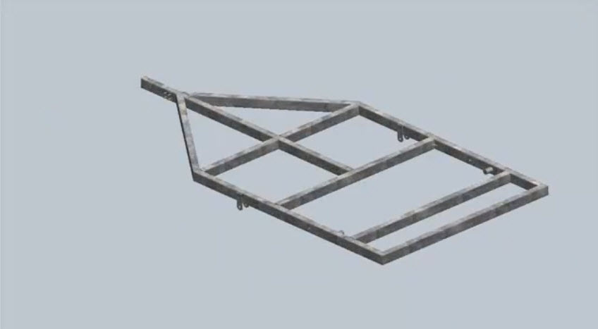 SolidWorks 2011 : Create 3D Model trailer 1 Axle Assembly Animation and ...