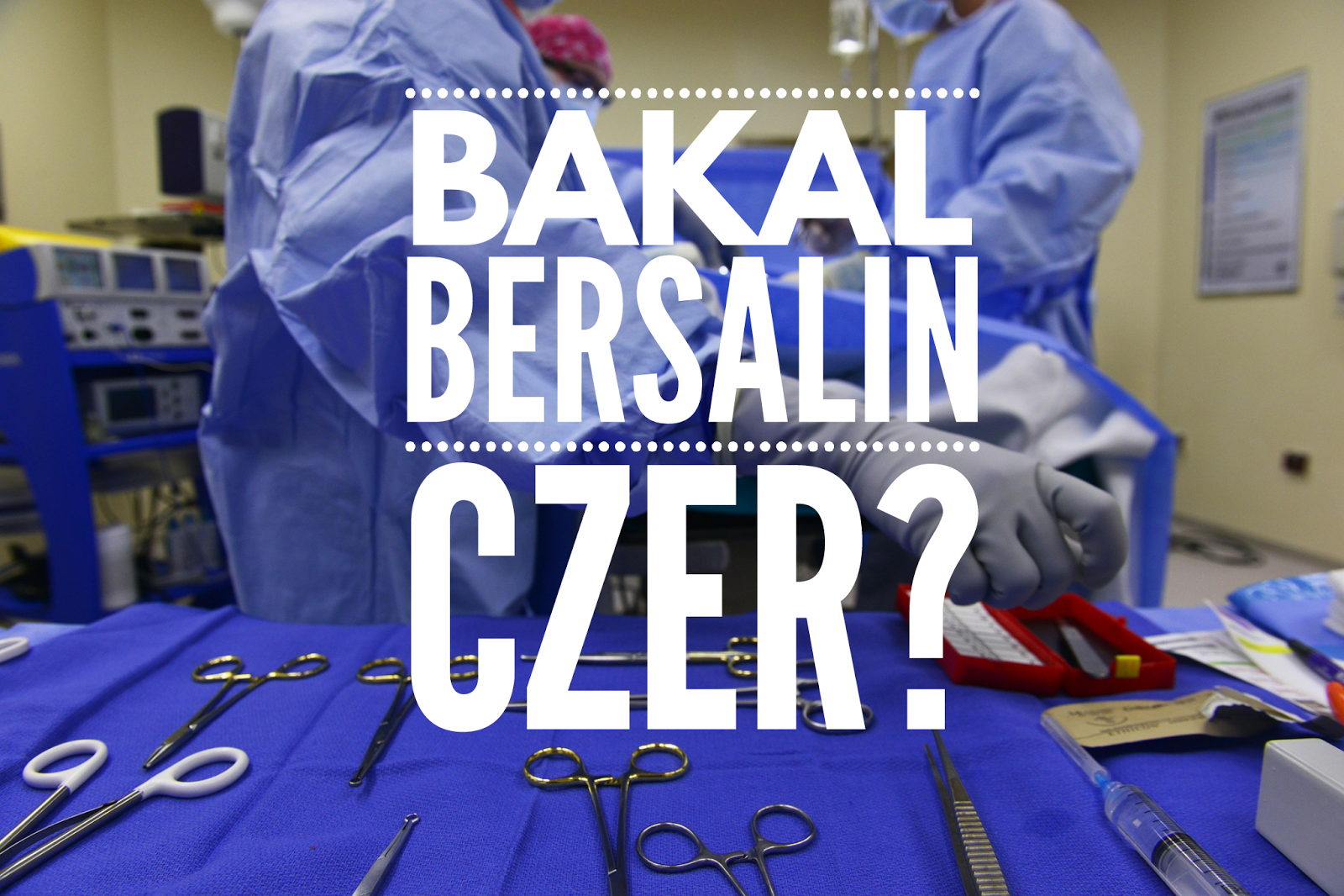 Jahitan Czer Ada Darah Beku