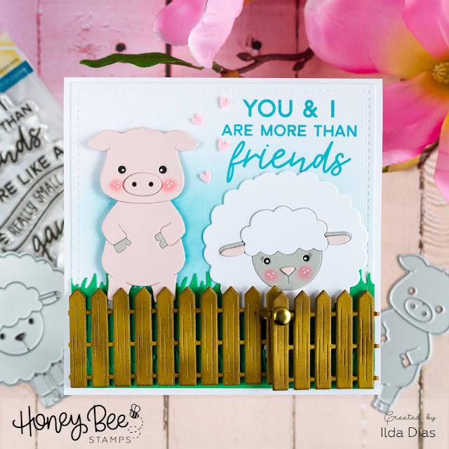 I Love Doing All Things Crafty: Farm Animal Friendship Card