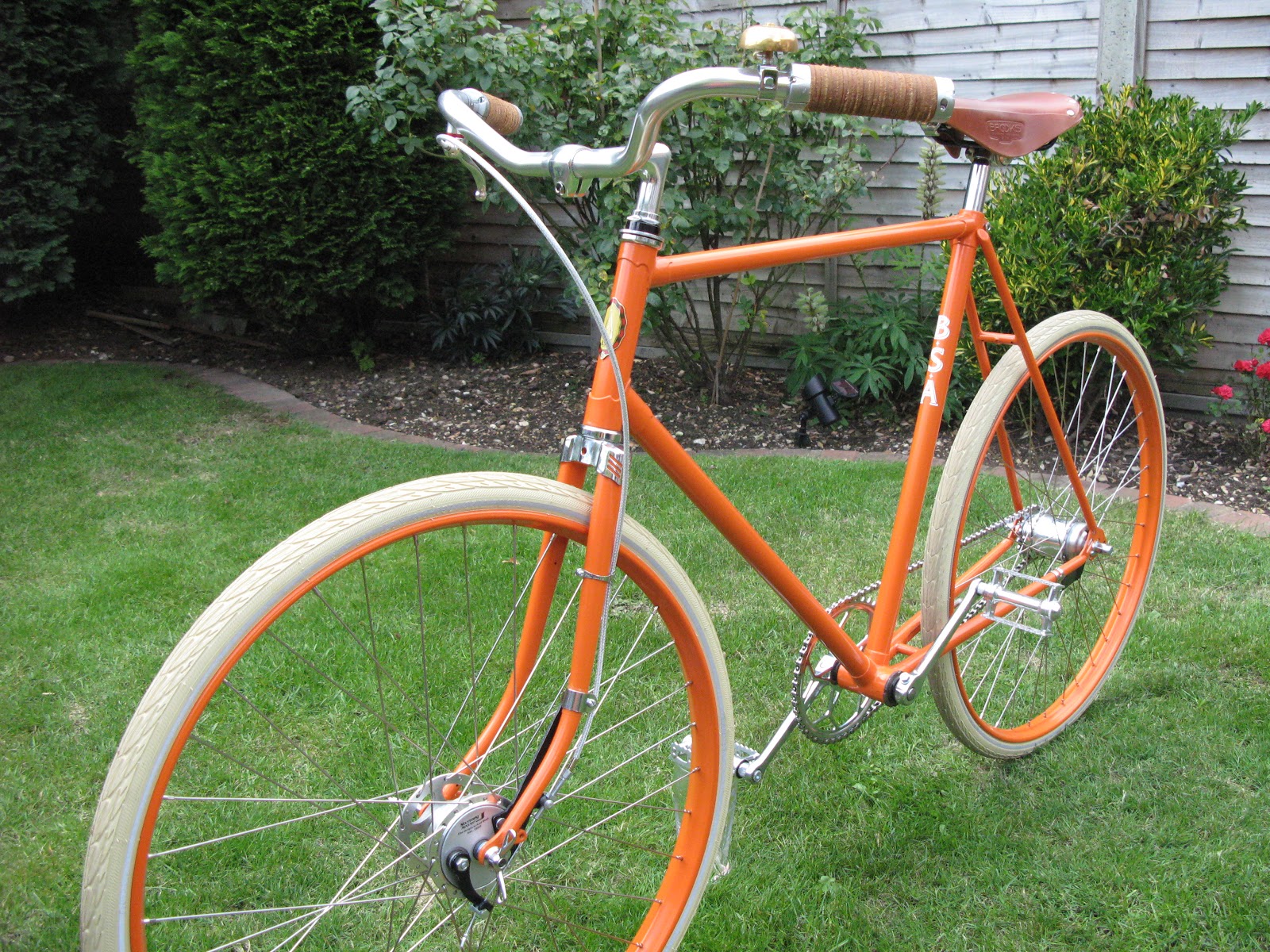 Just My Bike: BSA Wayfarer turns Orange Guv'nor / Path Racer part 4