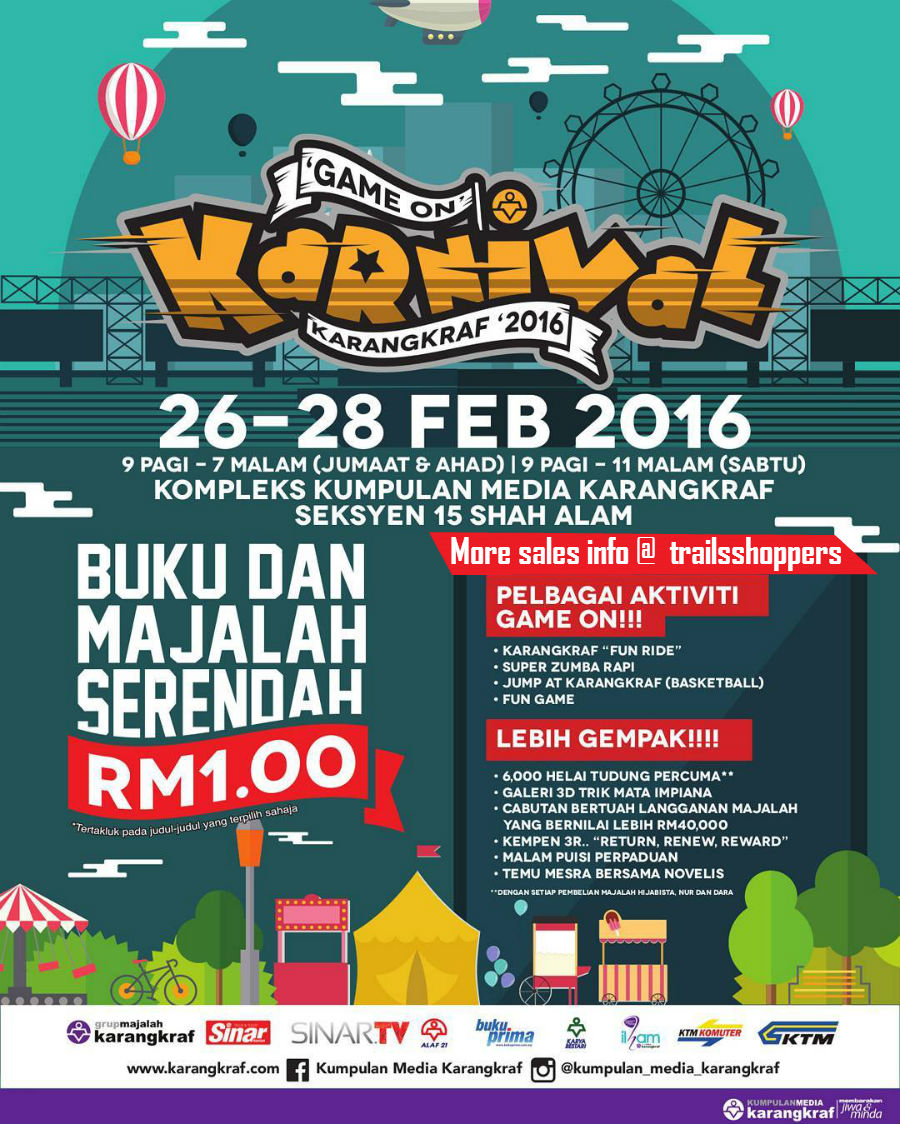 Checkout Karangkraf Media Group Karangkraf Carnival 2016 from 26 to 28 ...