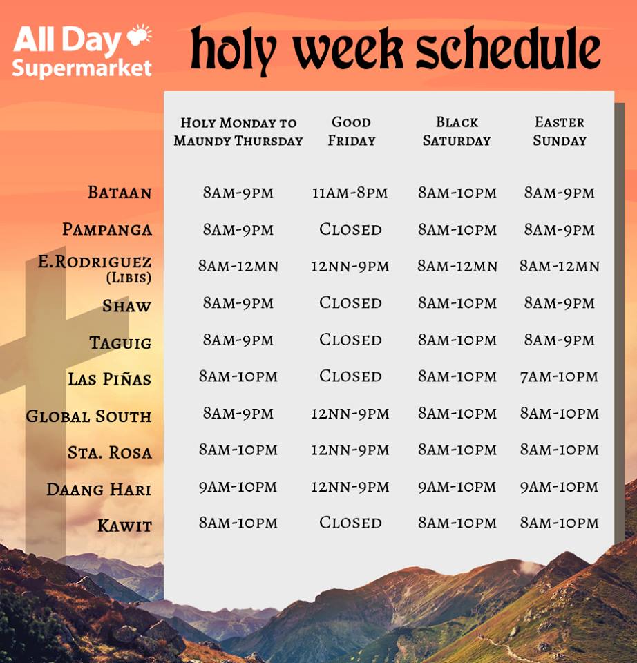 Manila Shopper: Mall Hours, Supermarkets, Theme Parks & some Restos ...