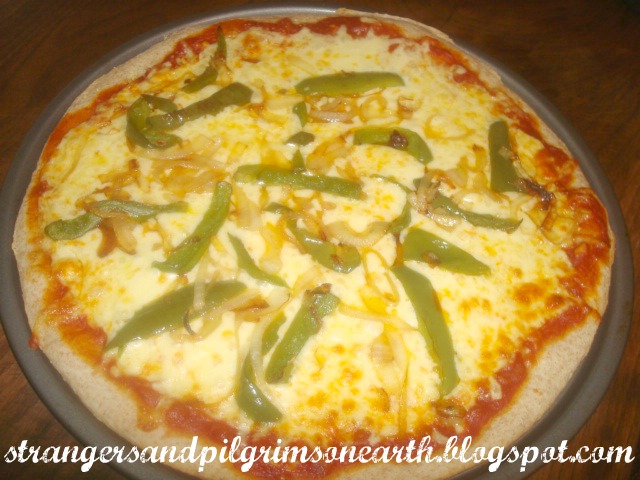 Strangers & Pilgrims on Earth: Healthier Homemade Pizza Crust ...