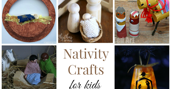 Christmas Nativity Crafts for Kids - Messy Little Monster