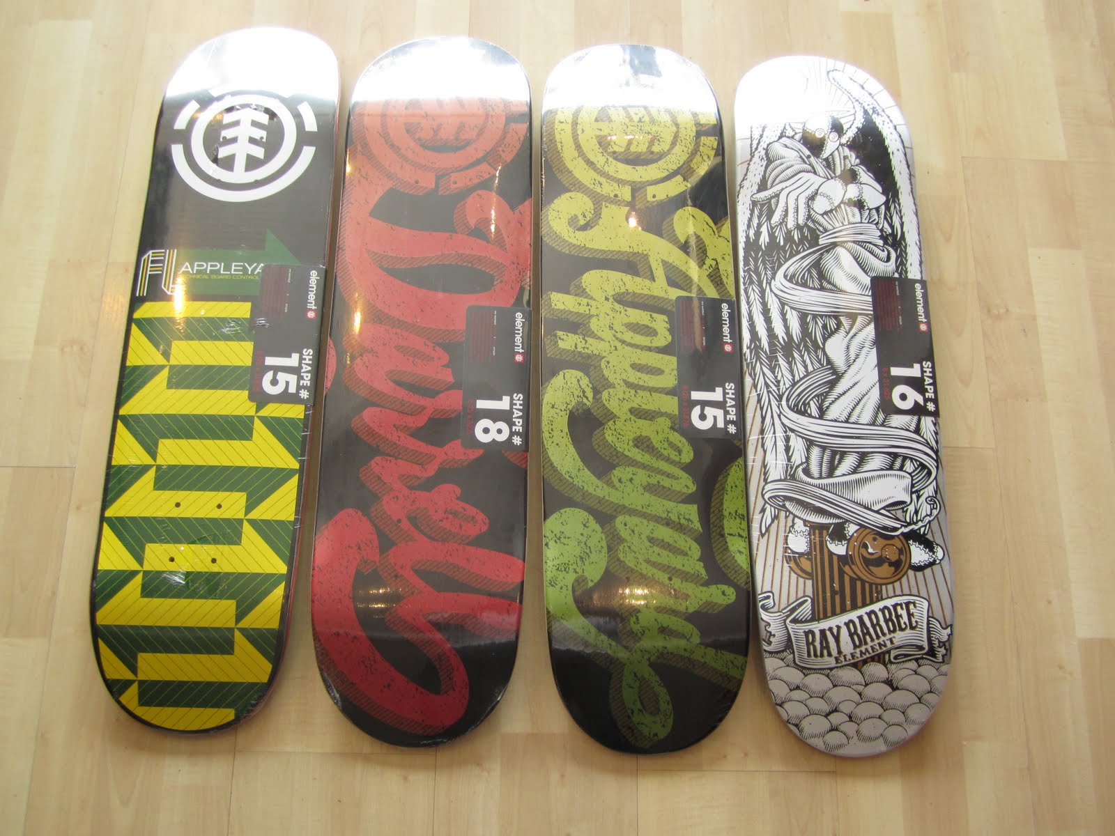 FLAT SPOT SKATE SHOP: ELEMENT DECKS