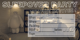 INVITATIONS FOR SLEEPOVER PARTY