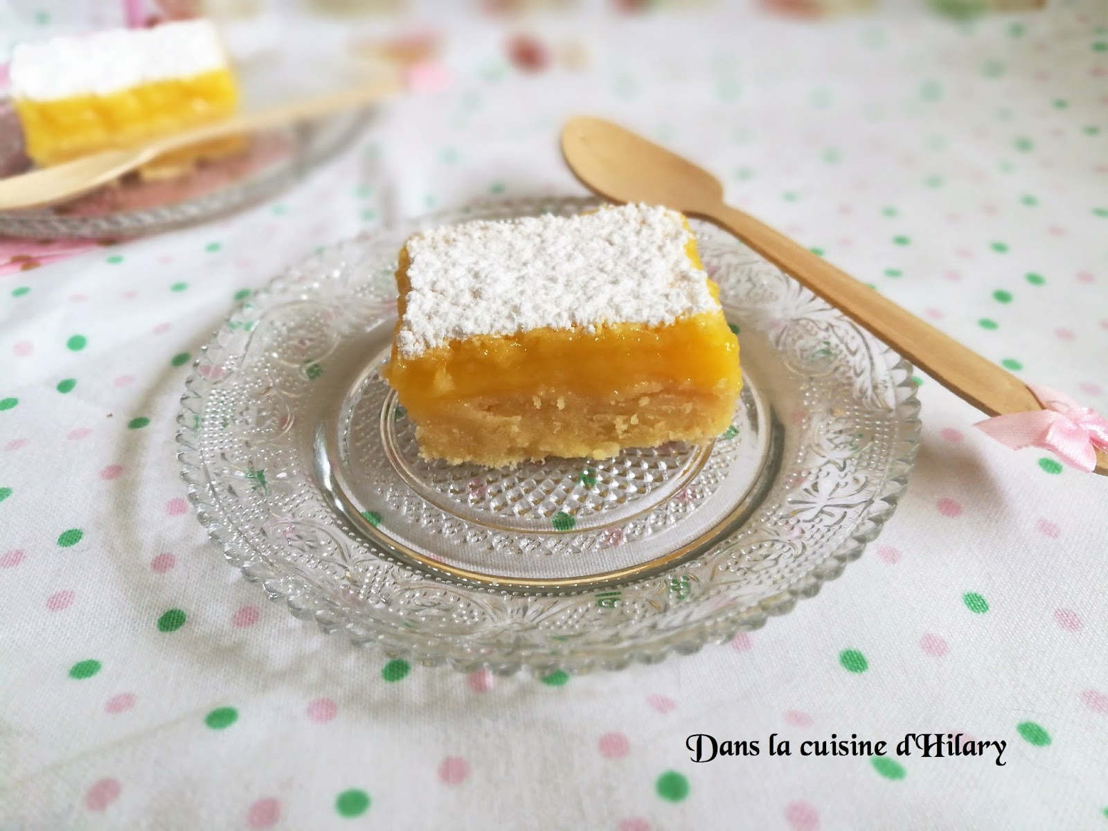 Dans la cuisine d'Hilary: Carrés au citron gourmand de Martha Stewart ...