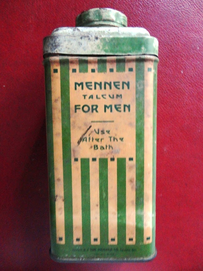 A FLY AND A FLEA: 306. Advertique: MENNEN POWDER TIN