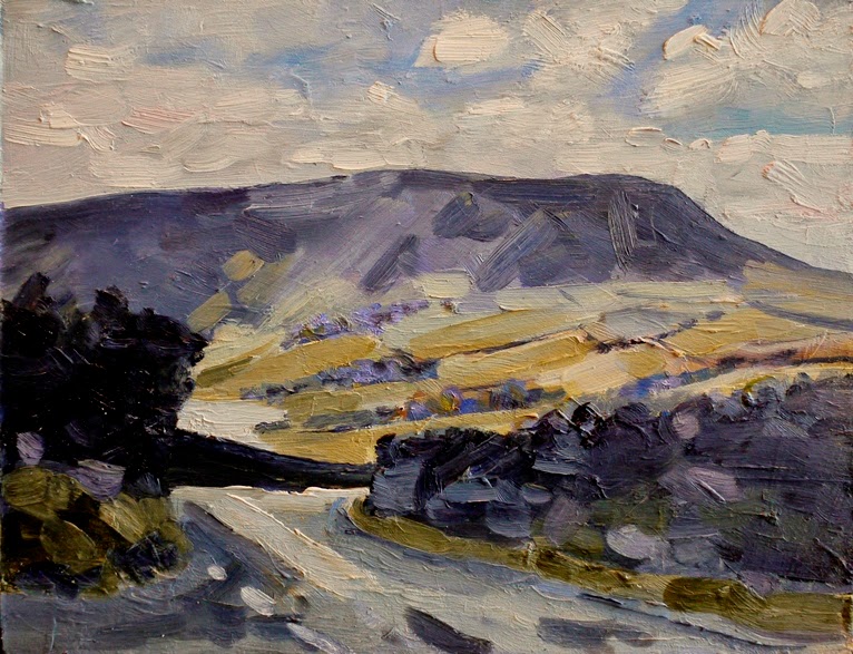 Lancashire Pennine new paintings by Rob Miller Lancashire Artist