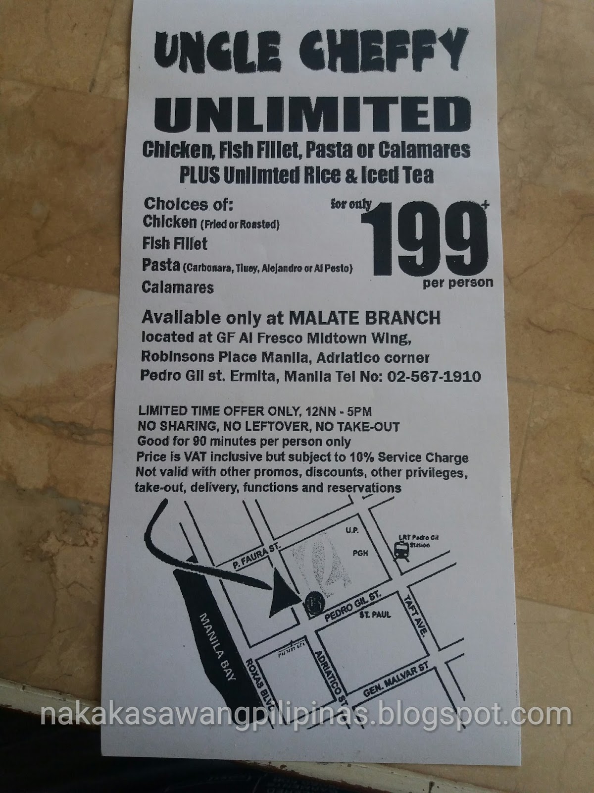 Life in the Philippines: Uncle Cheffy UNLIMITED...