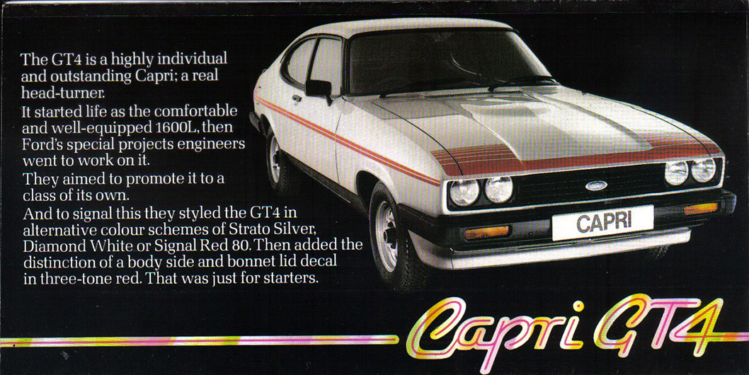 GT4, la più rara delle Ford Capri Mk III