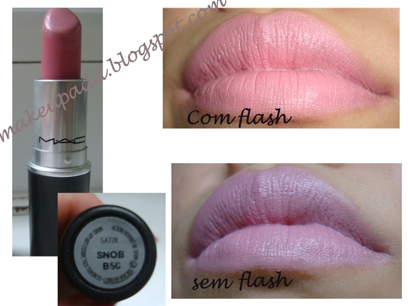 Make-up Add: Swatch: Batom Snob MAC