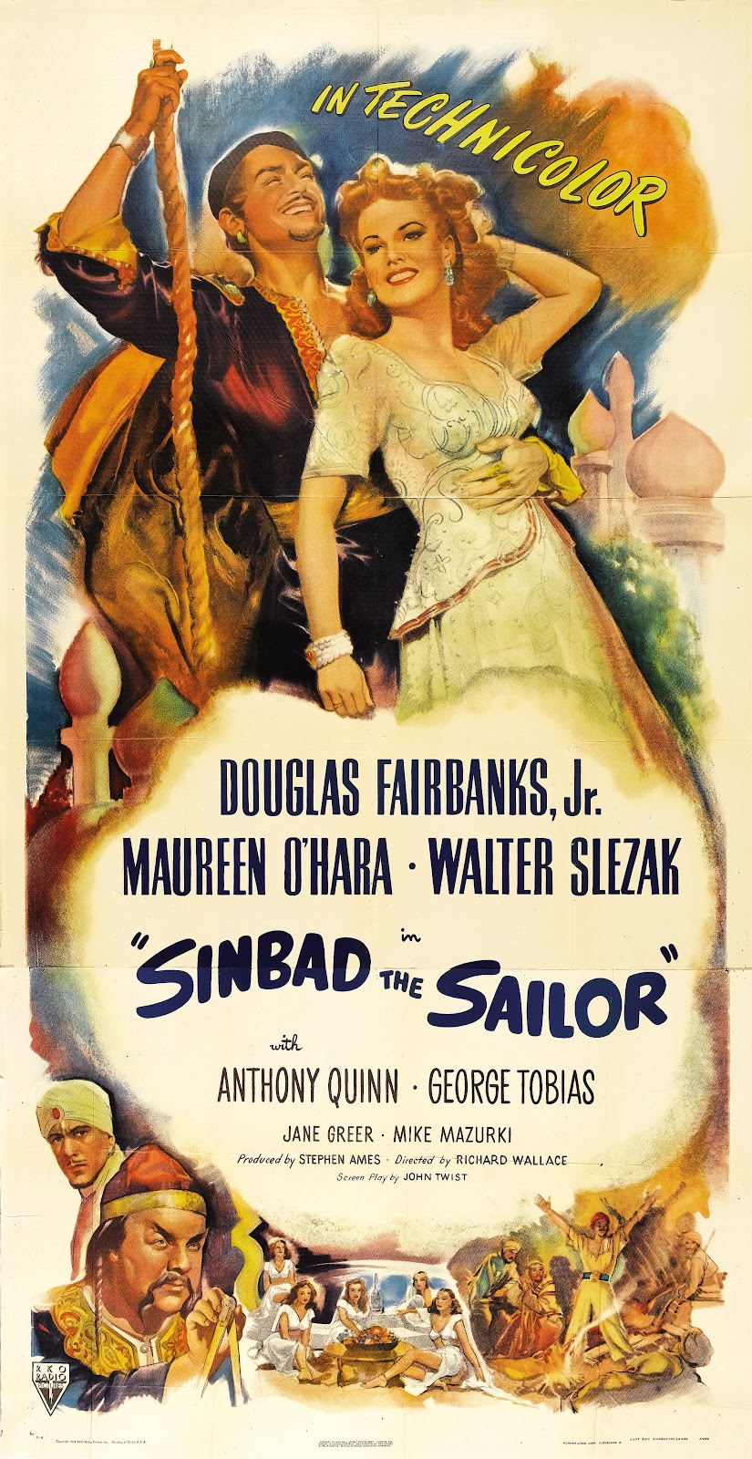The Geeky Nerfherder: Movie Poster Art: Sinbad (1947 - 2012)