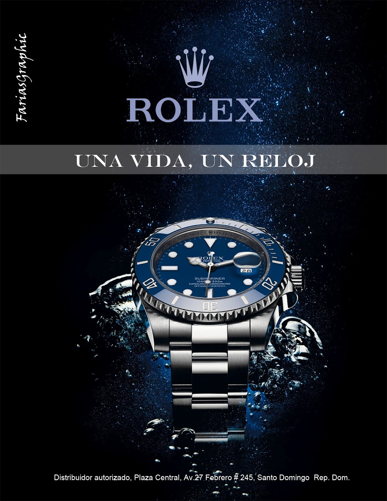 Mens Luxury Watches Rolex Poster