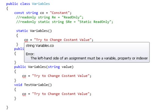 Difference Between Const, ReadOnly and Static ReadOnly in C# ~ Dotnet ...