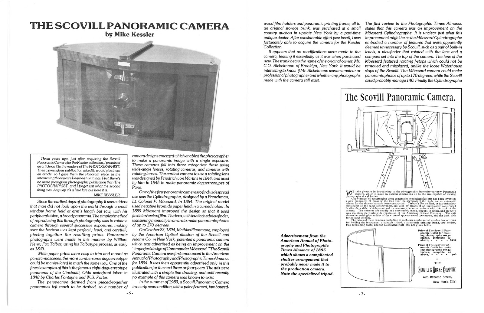 Magnorama: The Scovill Panoramic Camera