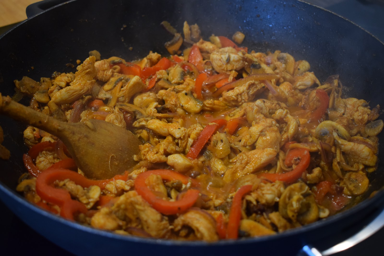 Homemade chicken gyros and rice - Zelfgemaakte kipgyros met rijst*