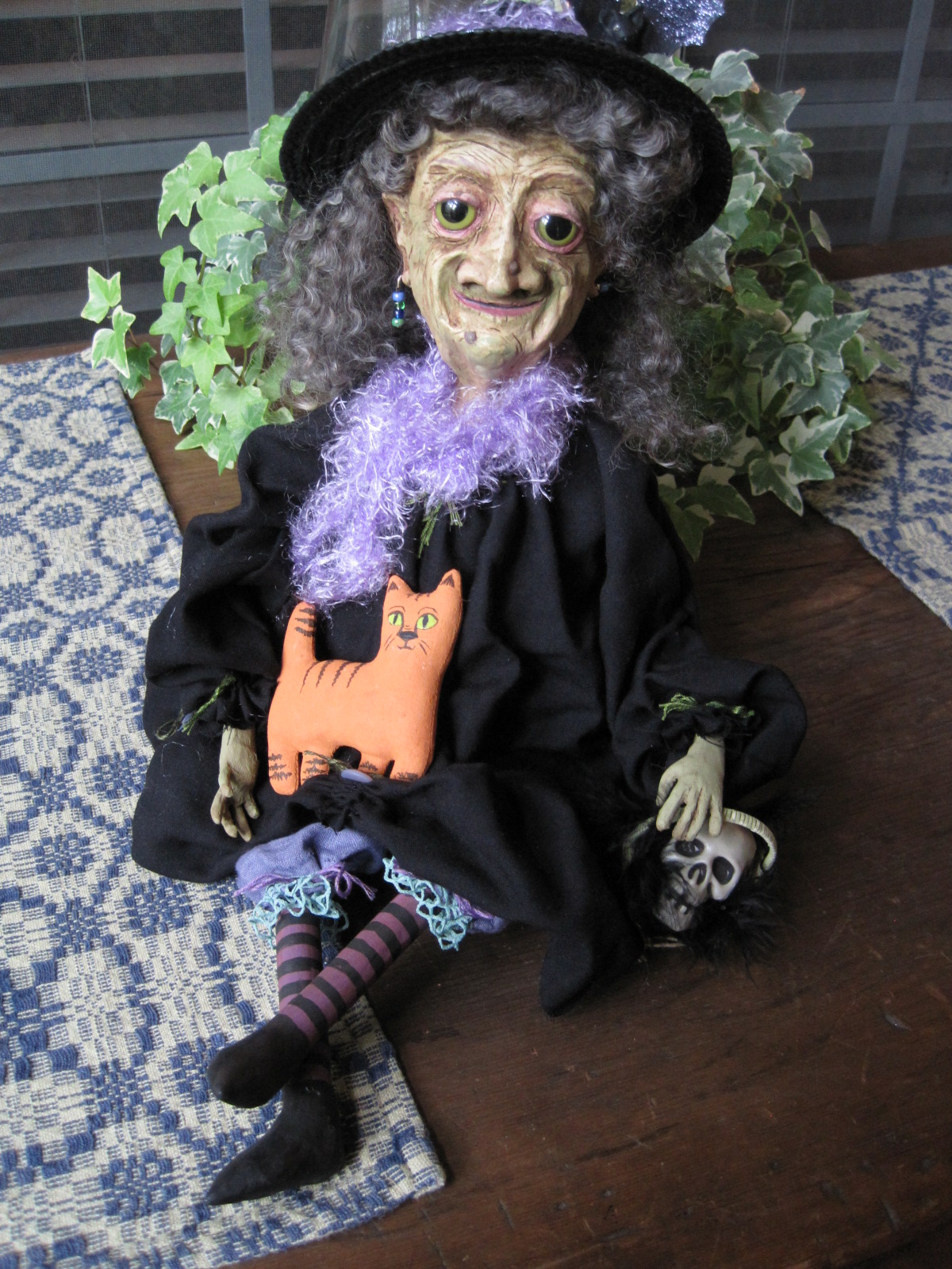 My Red Cape: Playing Dolls with Jan Conwell, talented dollmaker!