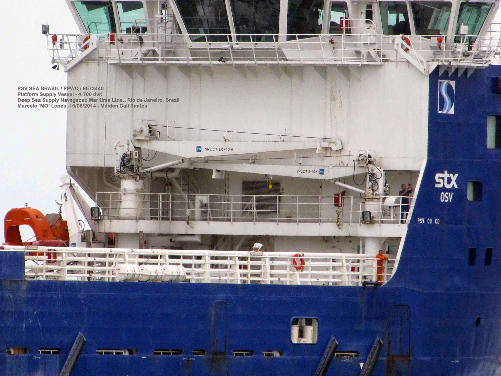 Santos Shiplovers: PSV Sea Brasil / PPWQ - Suspendendo do Saipem em sua ...