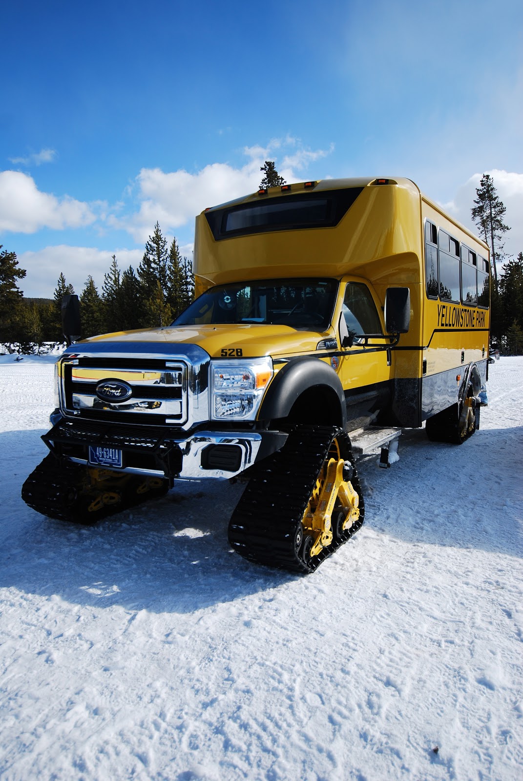 sisterbison.....running with babybison: Snow Coach Adventures