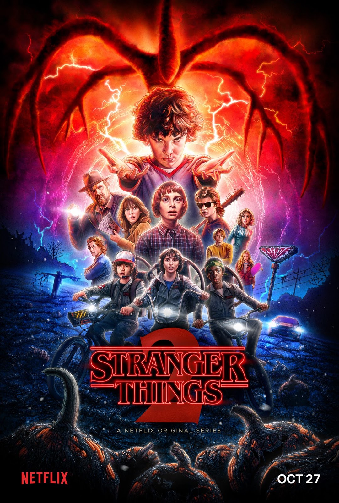 STRANGER THINGS S2: 80s' inspired posters!