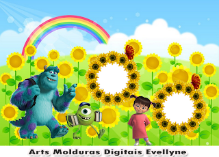 Arts Molduras Digitais Evellyne: Monstro S.A