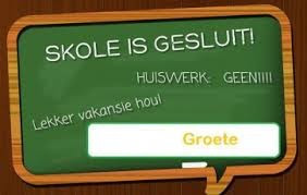TEKKIE TONIC HTS WELKOM: Skole sluit!