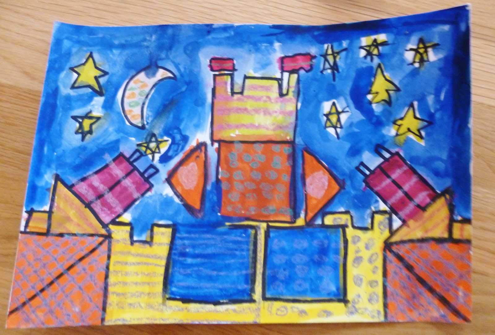 NorthEastArts: Paul Klee,Castle and Sun- Primary Art