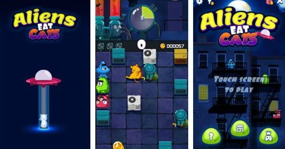 HIGHTECHHOLIC: Game Review – Aliens Eat Cats